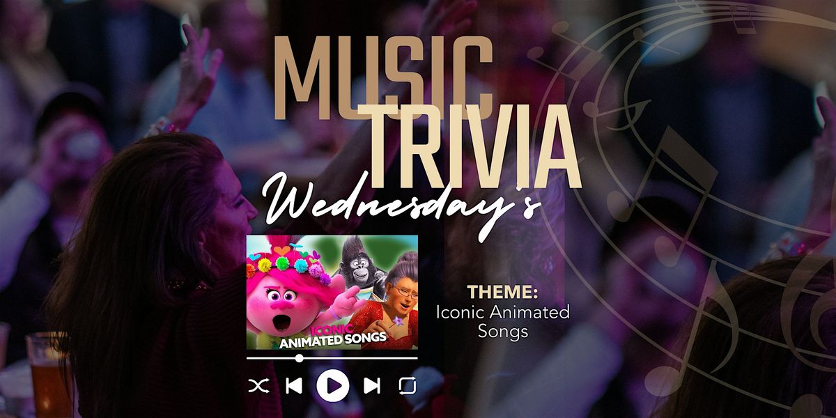Music Trivia Night - Iconic Animated Songs, Third Rail Bar + Events ...