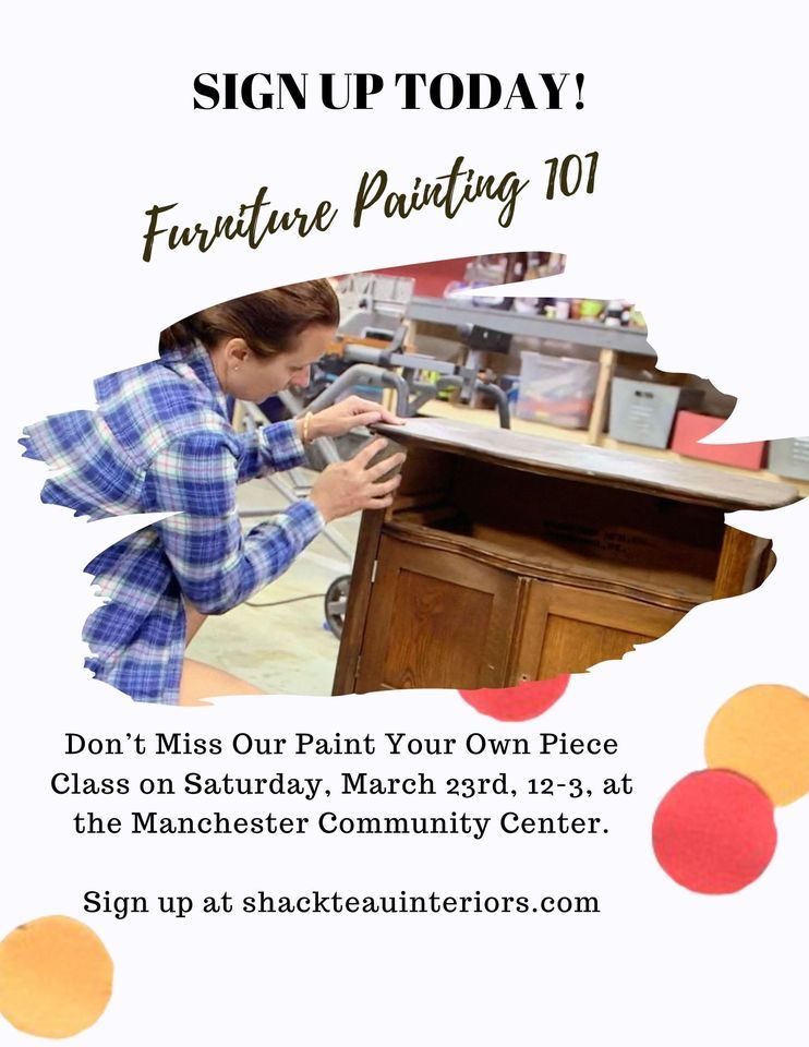 Paint Your Own Piece, Manchester Community Center, 23 March 2024 ...