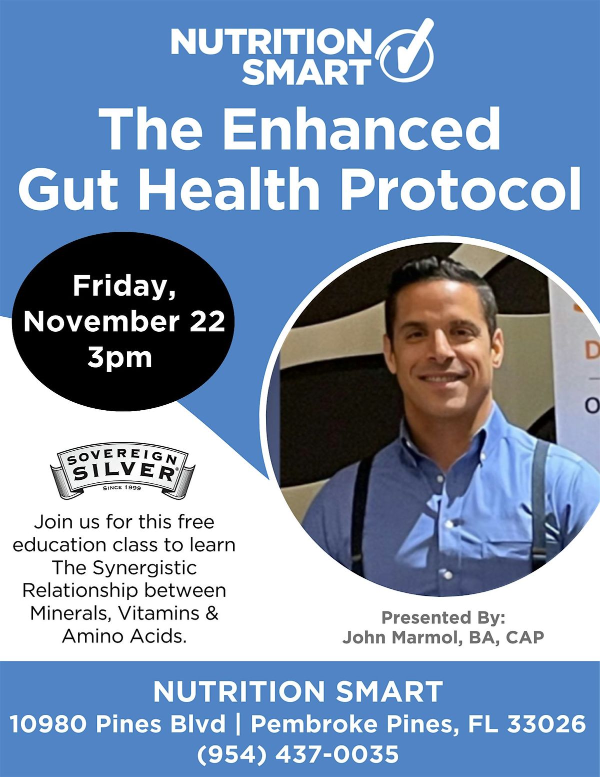 The Enhanced Gut Health Protocol, Nutrition Smart, Pembroke Pines, 22 ...