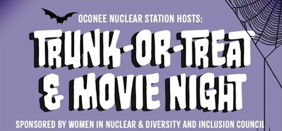 Oconee Nuclear Station Hosts: Trunk-or-Treat & Outdoor Movie Night ...