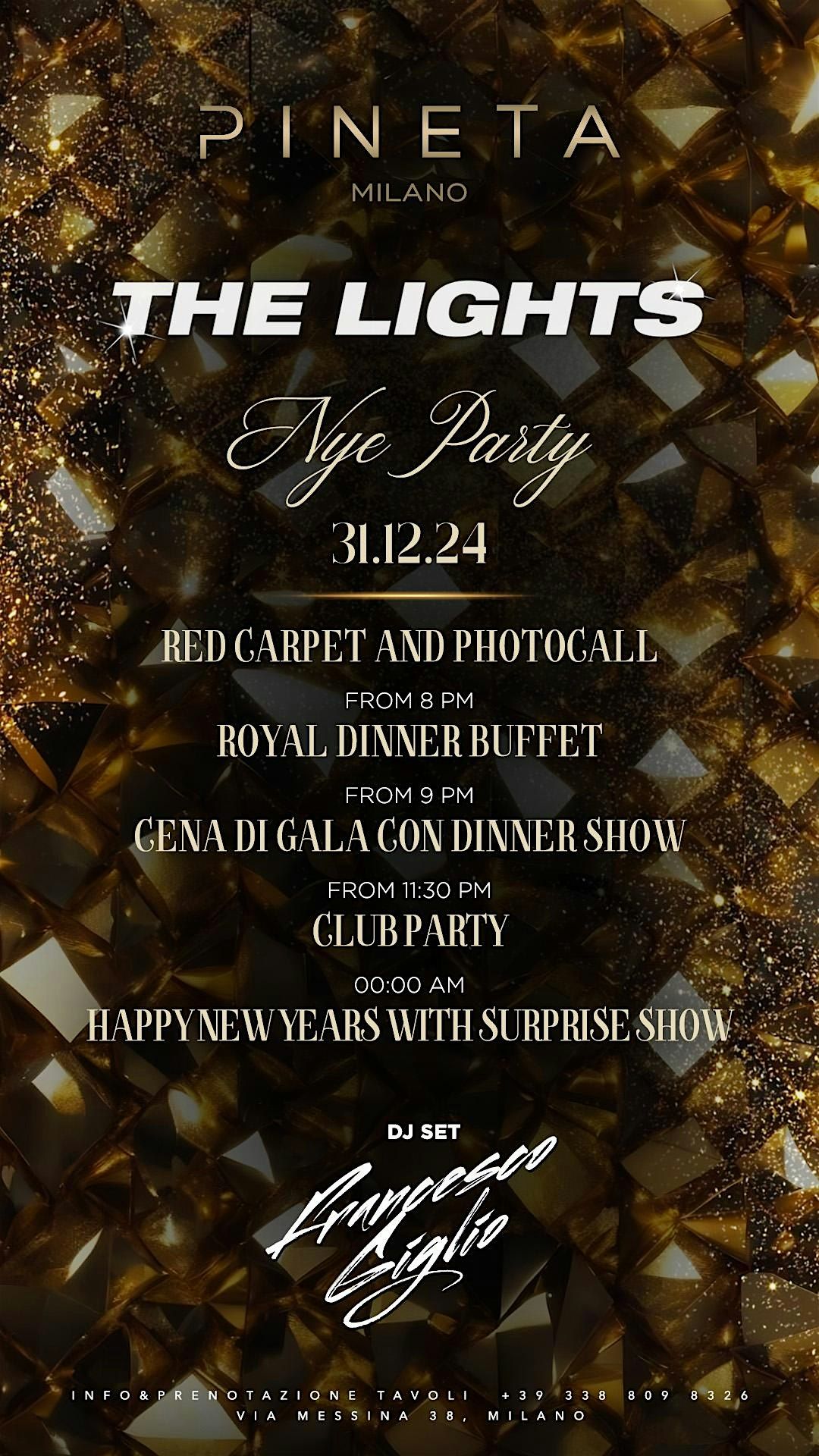 Capodanno Pineta 2025 – Milano, Pineta Milano, 31 December 2024 | AllEvents