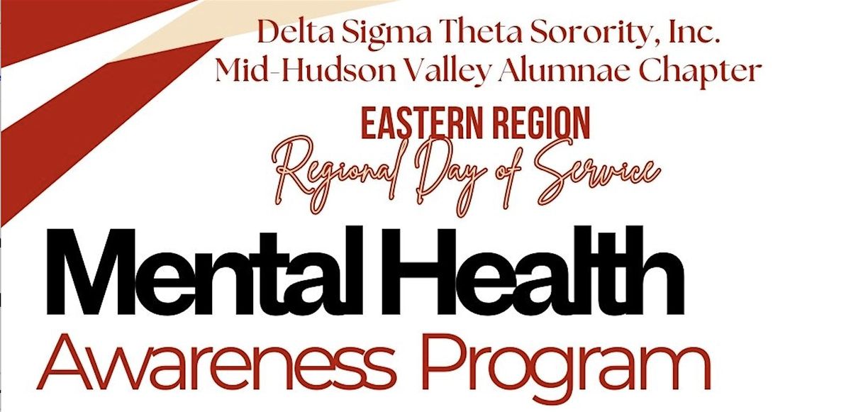 Mental Health Awareness Program - Delta Sigma Theta Sorority, Inc ...