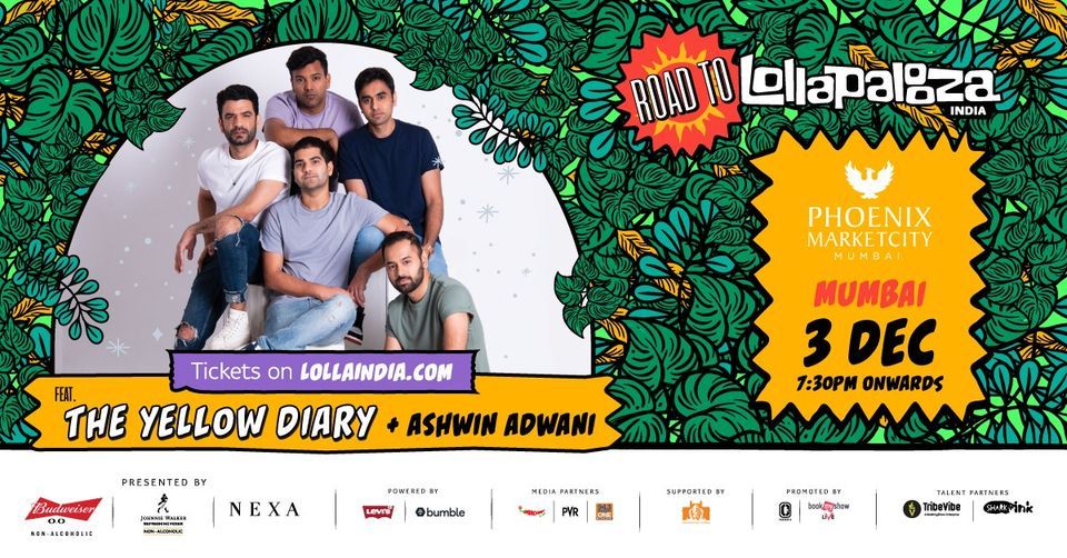 Attend The Yellow Diary Tour in Mumbai on December 3, 2022 | AllEvents