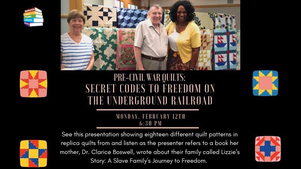 Pre- Civil War Quilts: Secret Codes to Freedom on the Underground ...