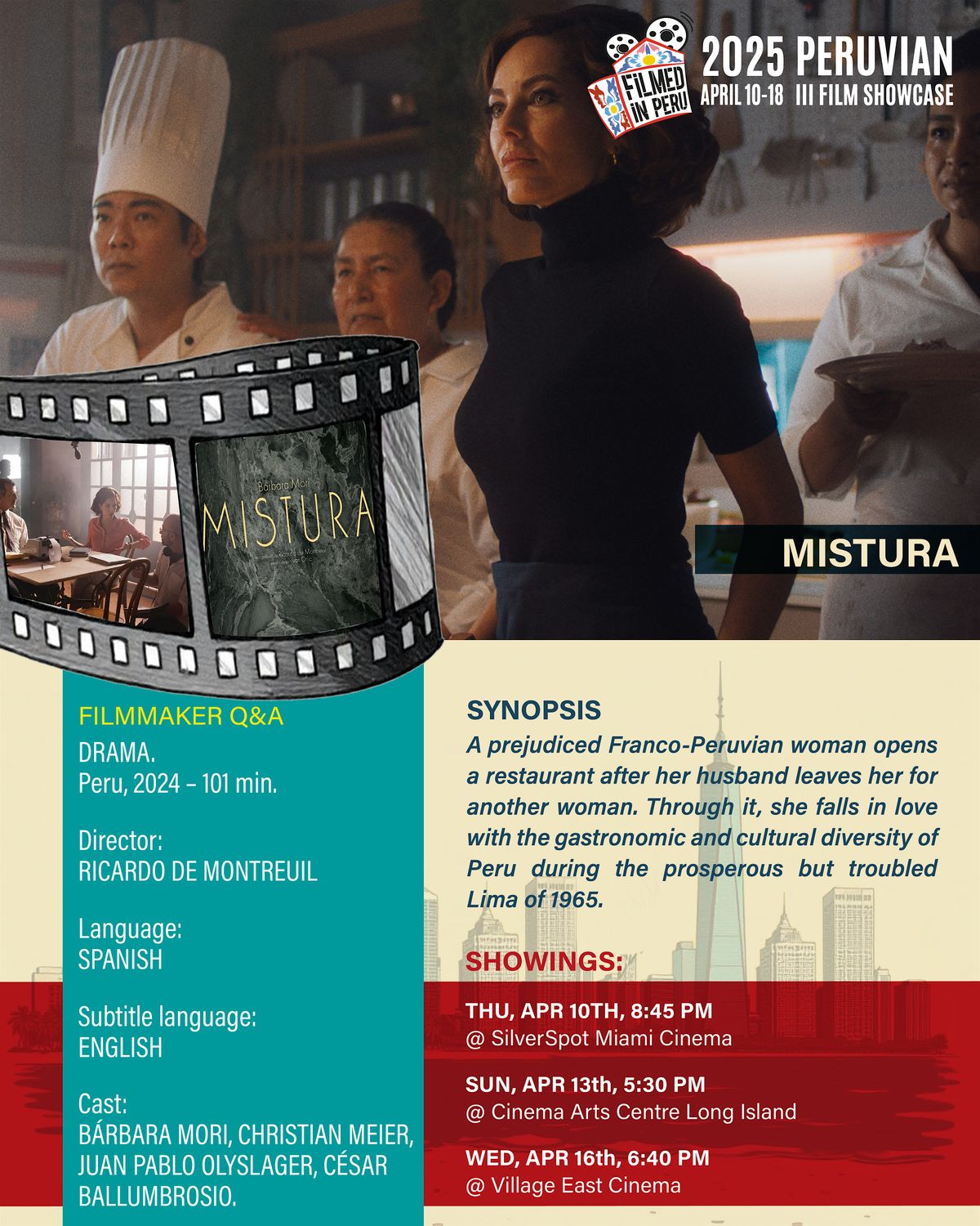 Mistura - Movie Screening and Reception, Cinema Arts Centre, Huntington ...