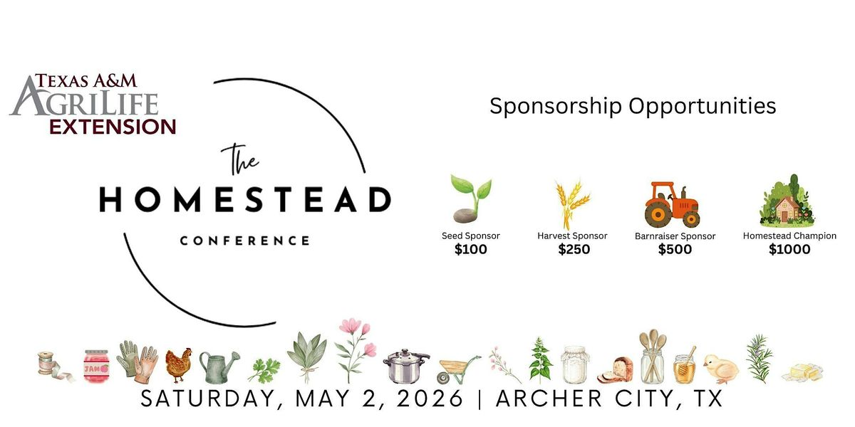 The Homestead Conference Sponsorships, 512 W Cottonwood St, Archer City ...