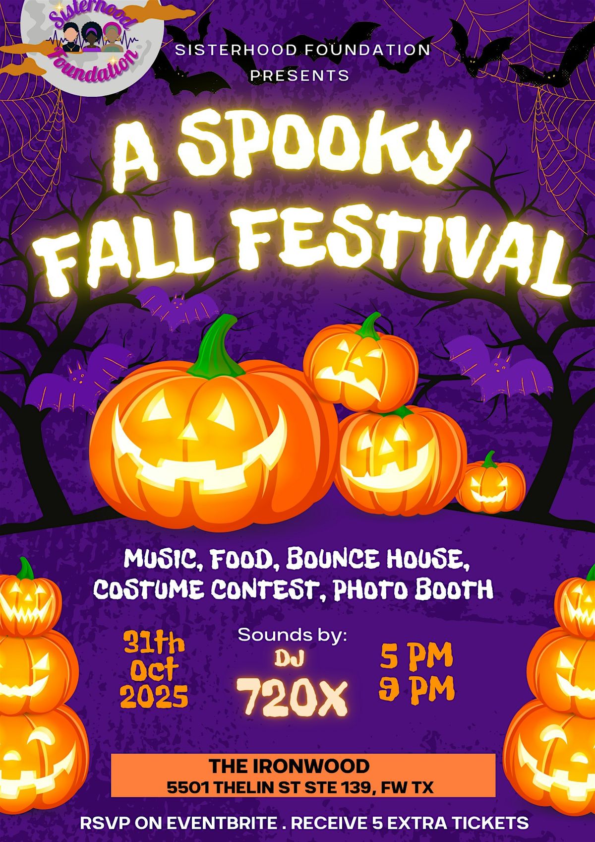 Fall Festival and Costume Party, The Ironwood Event Center, Fort Worth ...