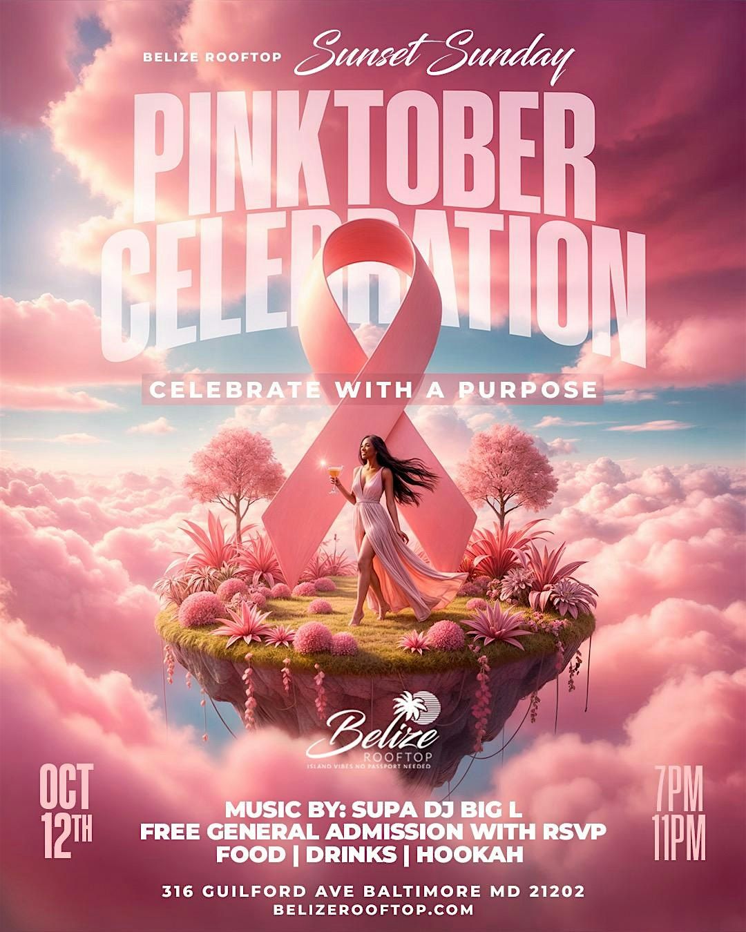 Sunset Sunday PinkTober Cancer Awareness Celebration, Ikonic Live ...