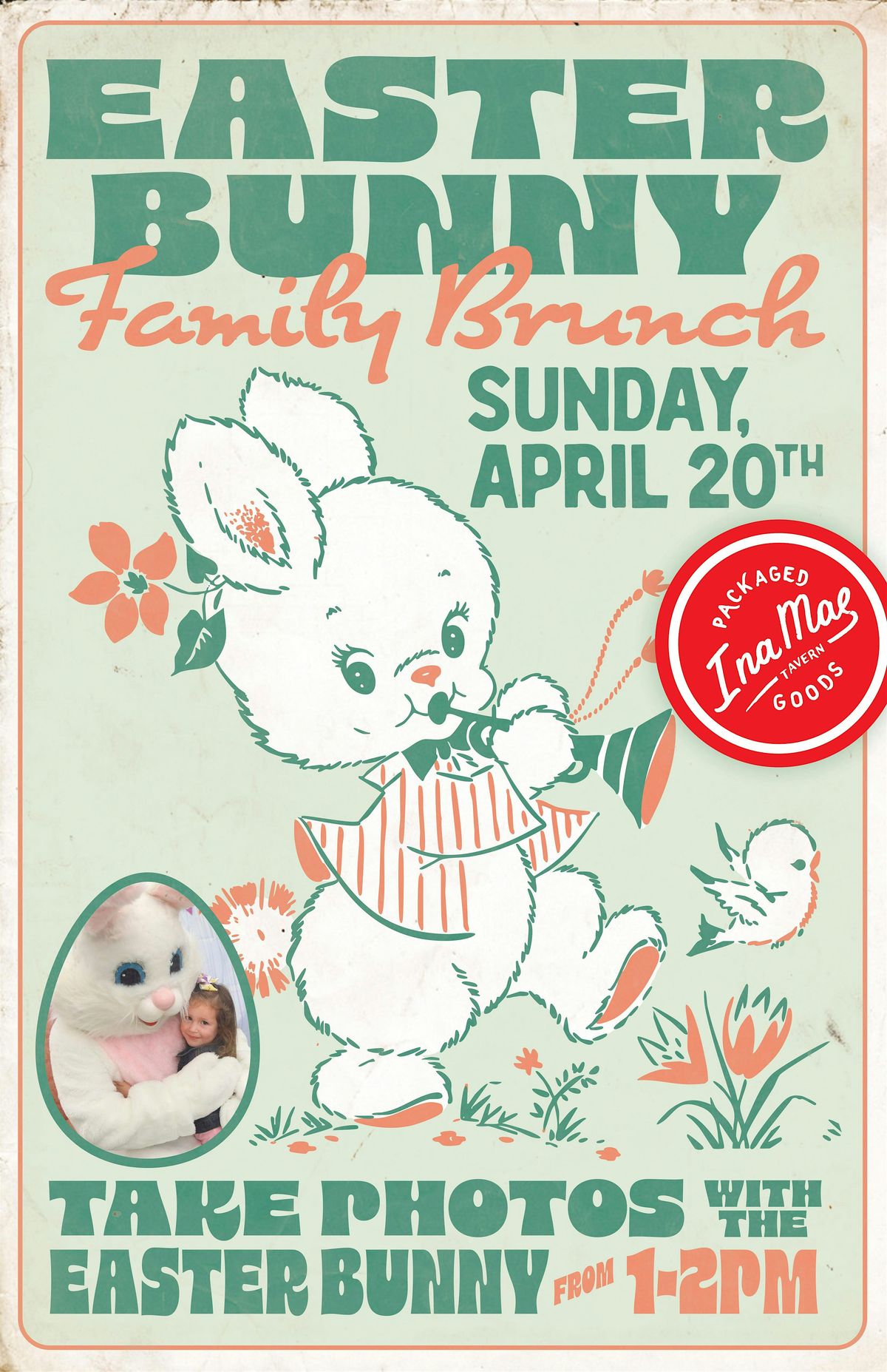 Ina Mae Tavern: Easter Brunch + Easter Bunny Pictures, Ina Mae, Chicago ...