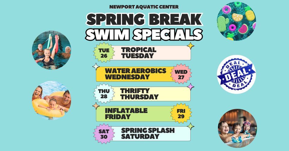 Spring Break Swim Specials, 225 SE Avery St, Newport, OR, United States ...