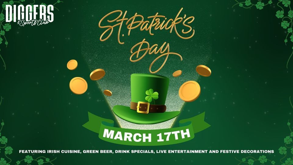 Saint Patricks Day @Diggers, Diggers and Sports Club, Gold Coast, March ...