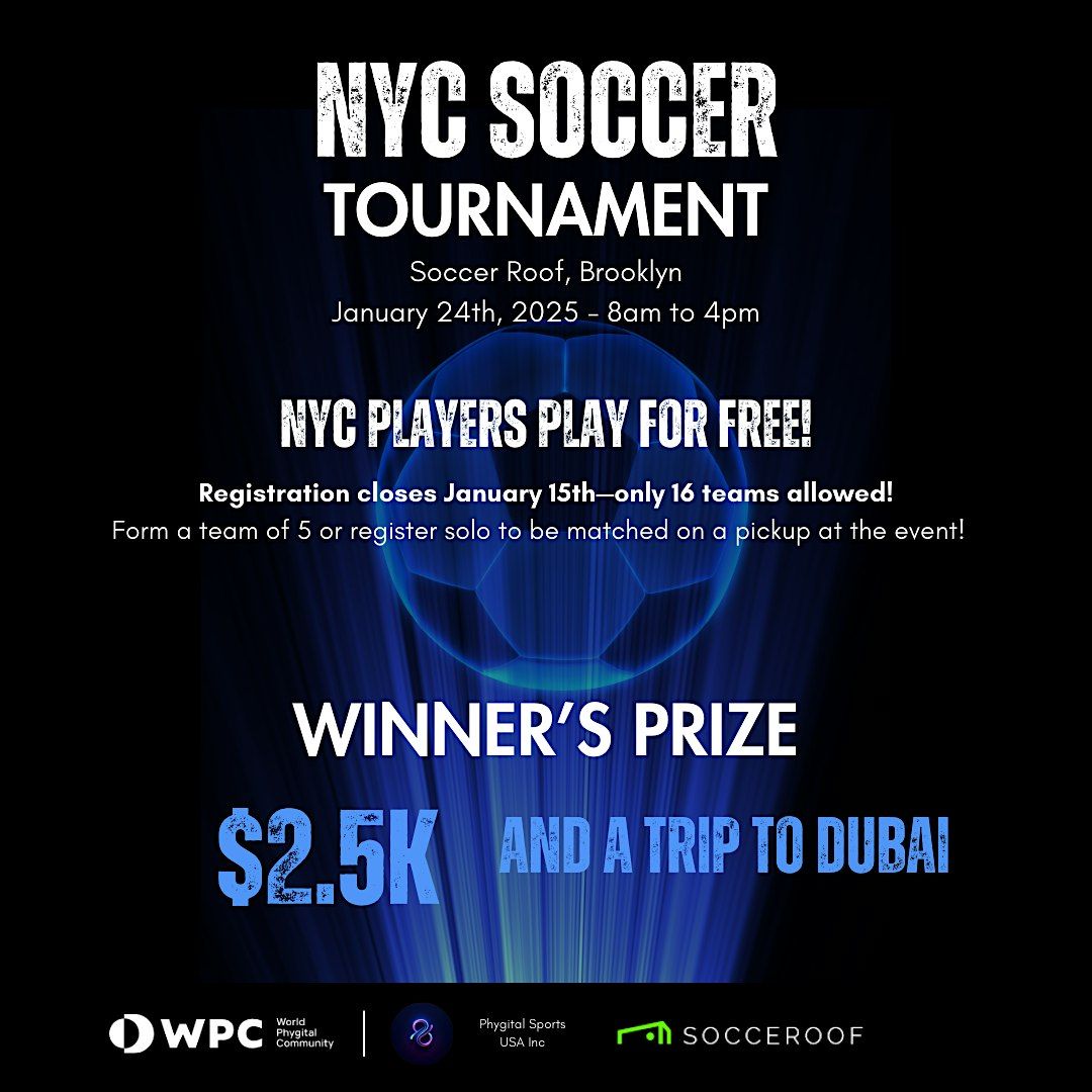 Soccer Tournament | PhyGital Games USA, Socceroof - Sunset Park ...