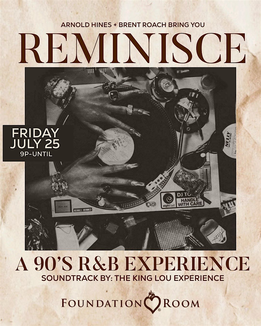 REMINISCE | A 90S R&B EXPERIENCE, Foundation Room Cleveland, 25 July to ...