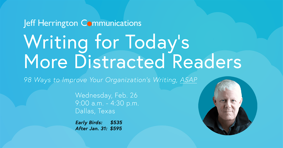 Writing for Todays More Distracted Readers, Cooper Hotel & Conference ...