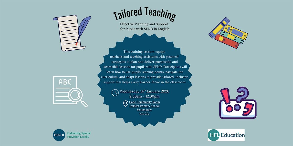Tailored Teaching: Effective Planning & Support for SEND Pupils in ...