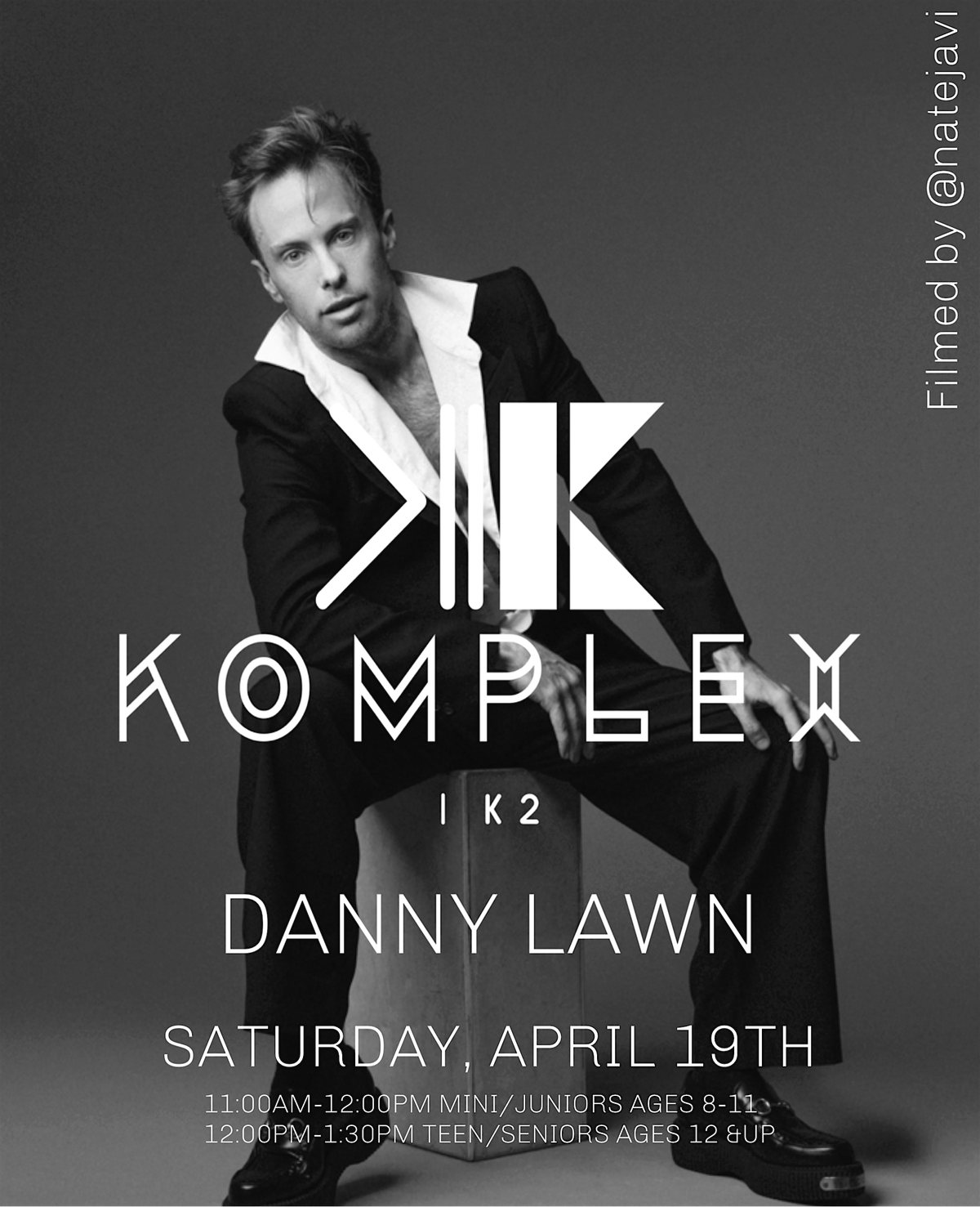 MASTER CLASS DANNY LAWN, K2 Dance Studios, Corona, 19 April 2025 | AllEvents