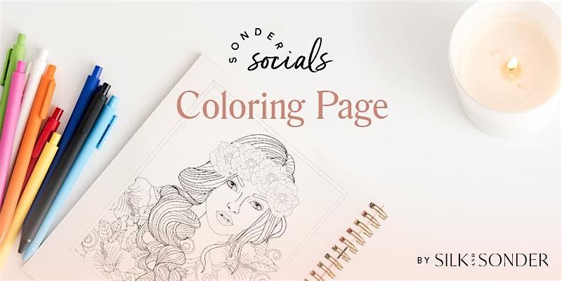 Sonder Social: Coloring Page, November 8 2024 | Online Event | AllEvents.in