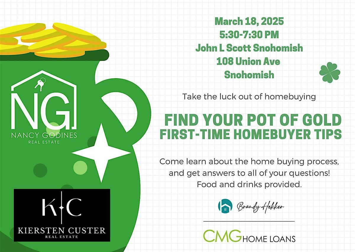 Find Your Pot of Gold: First-Time Homebuyer Tips, John L. Scott ...