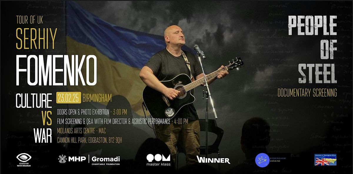 Creative Evening with Serhiy Fomenko and Screening of "People of Steel ...