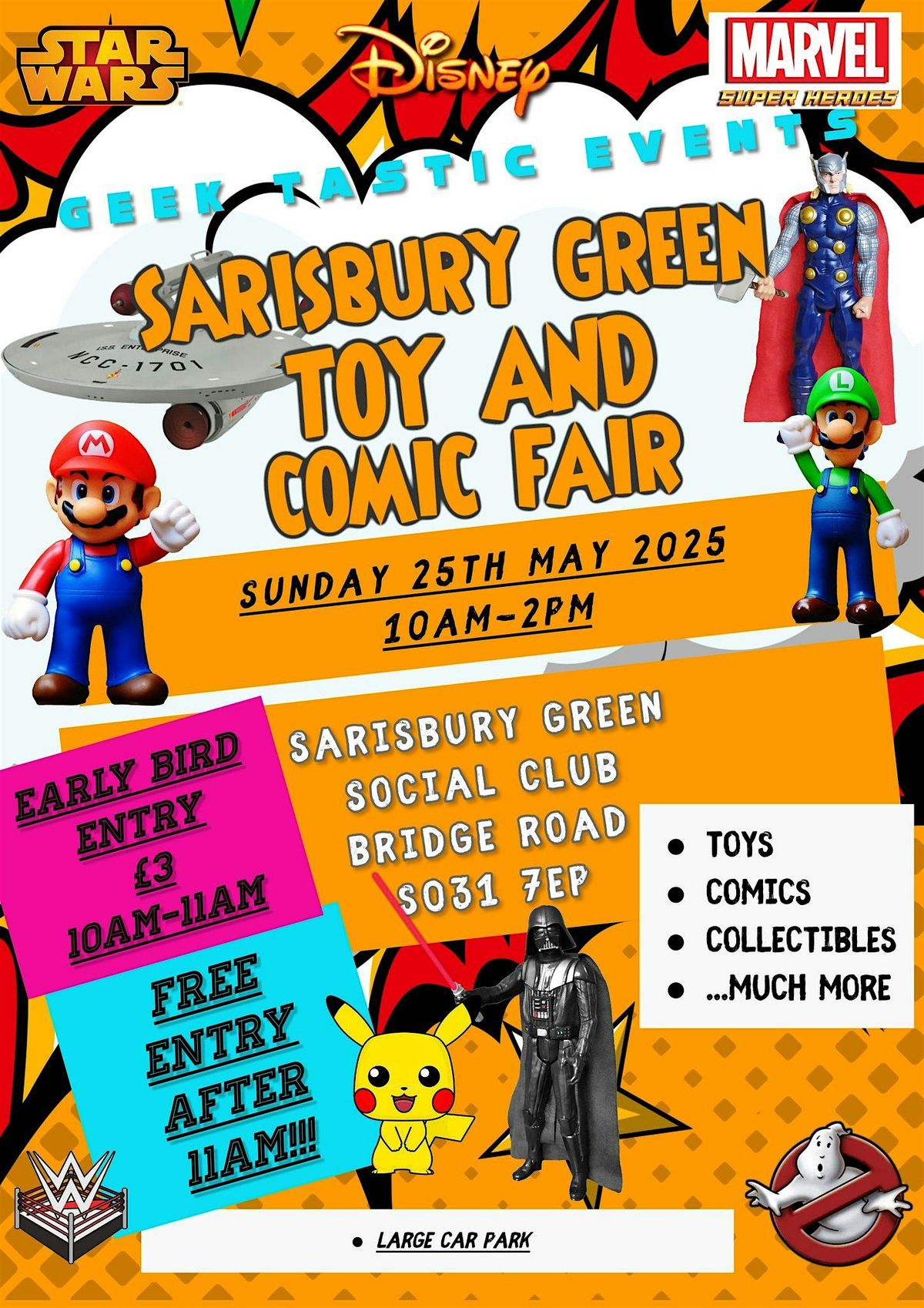 Sarisbury Green Toy and Comic Fair, Sarisbury Green Social Club, 25 May ...