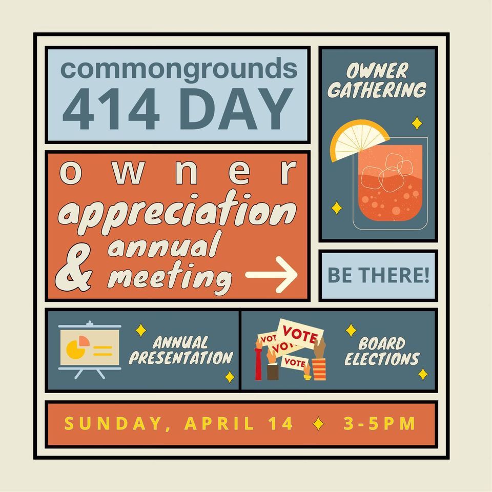 414 Day: Owner Appreciation & Annual Meeting, 414 Eighth Street ...