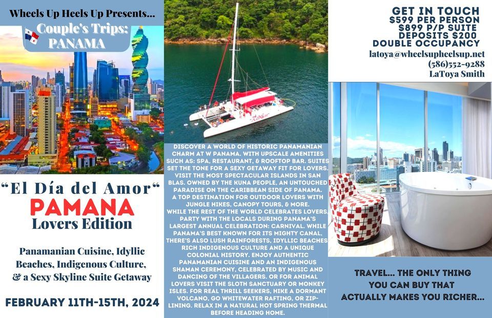 Couples Group Trip Panama: El Dia del Amor (the day of Love), Panama ...