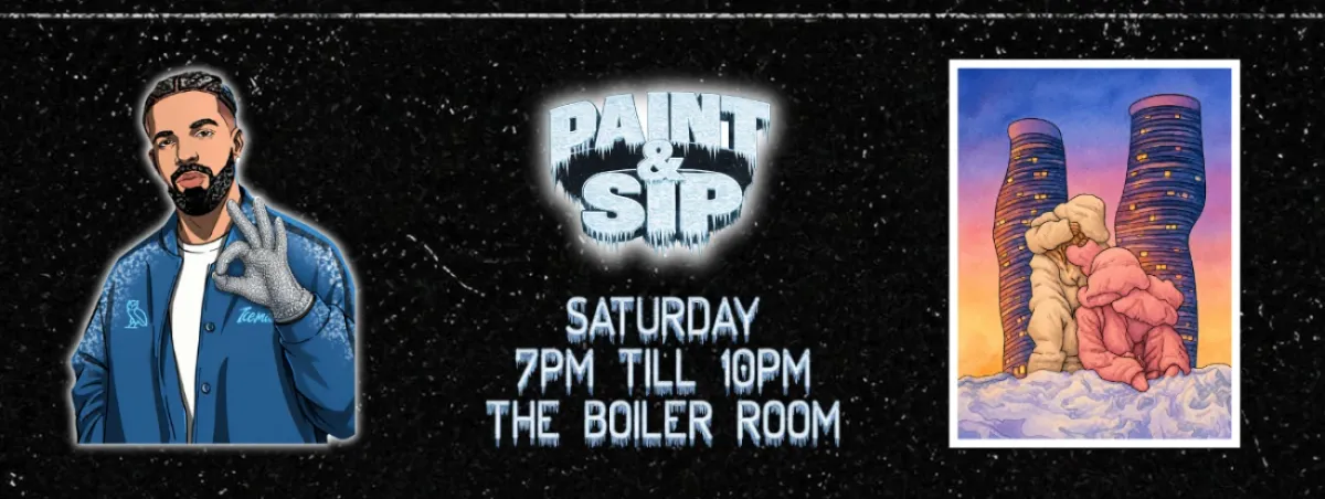 Drake Ice Man 🧊 Paint & Sip (New Date), The Boiler Room, Salt Lake City ...
