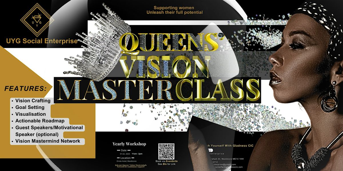 Queens Vision Masterclass 2025, Orida Hotels Maidstone, 1 February 2025 | AllEvents