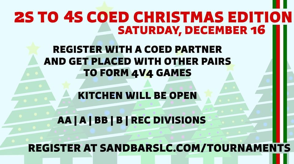 2s to 4s Coed - Christmas Edition, The SandBar, Centerville, 16 ...
