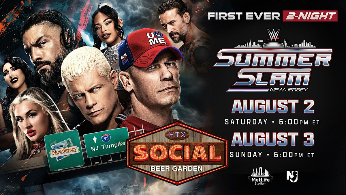 WWE SummerSlam 2025, Social Beer Garden HTX, Houston, 3 August 2025 ...