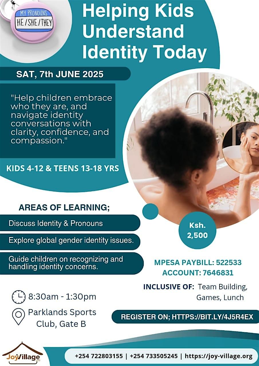 He/She/They - Helping Kids Understand Identity Today, Parklands Sports ...