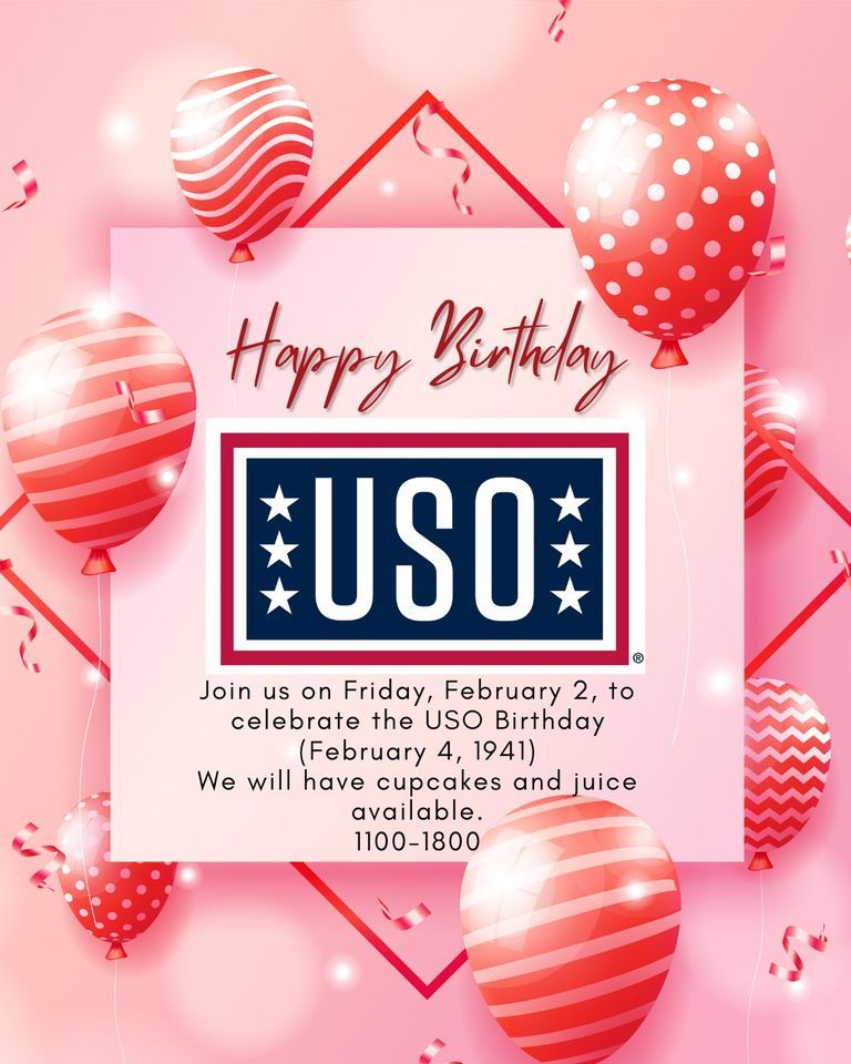 USO Birthday , USO Fort Campbell, 2 February 2024 | AllEvents