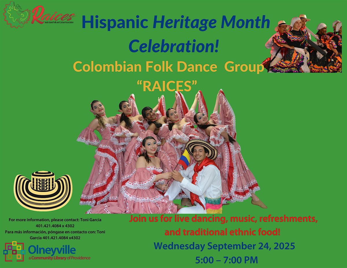 Hispanic Heritage Month Celebration, Community Libraries of Providence ...