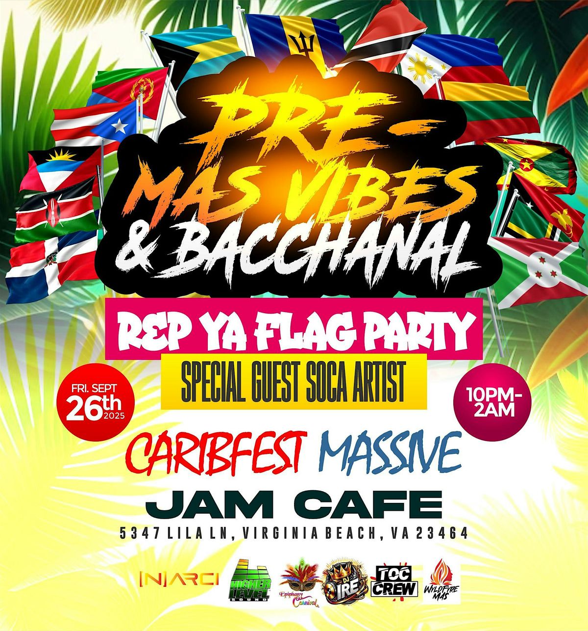 REP YA FLAG!, JAM Cafe, Virginia Beach, 26 September to 27 September ...