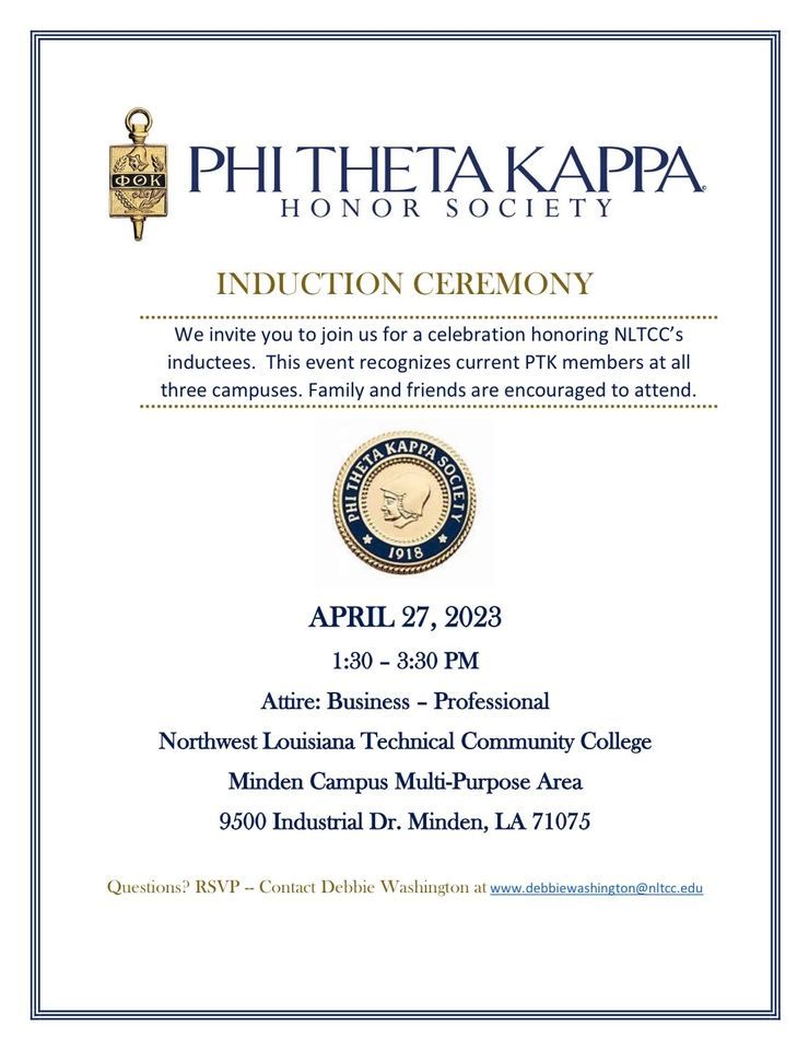 Phi Theta Kappa Honor Society Induction Ceremony Northwest Louisiana phi-theta-kappa-honor-society-induction-ceremony-northwest-louisiana