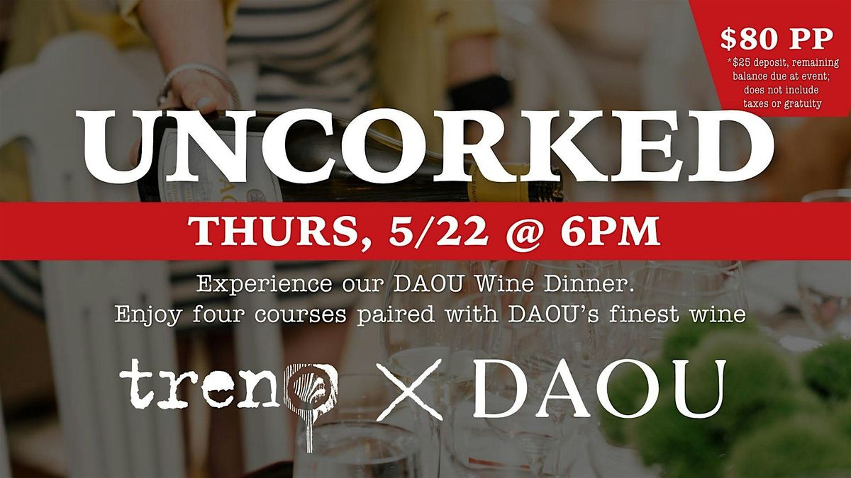 Uncorked: A Night of DAOU Wine and Dining, Treno Pizza Bar, Haddon ...