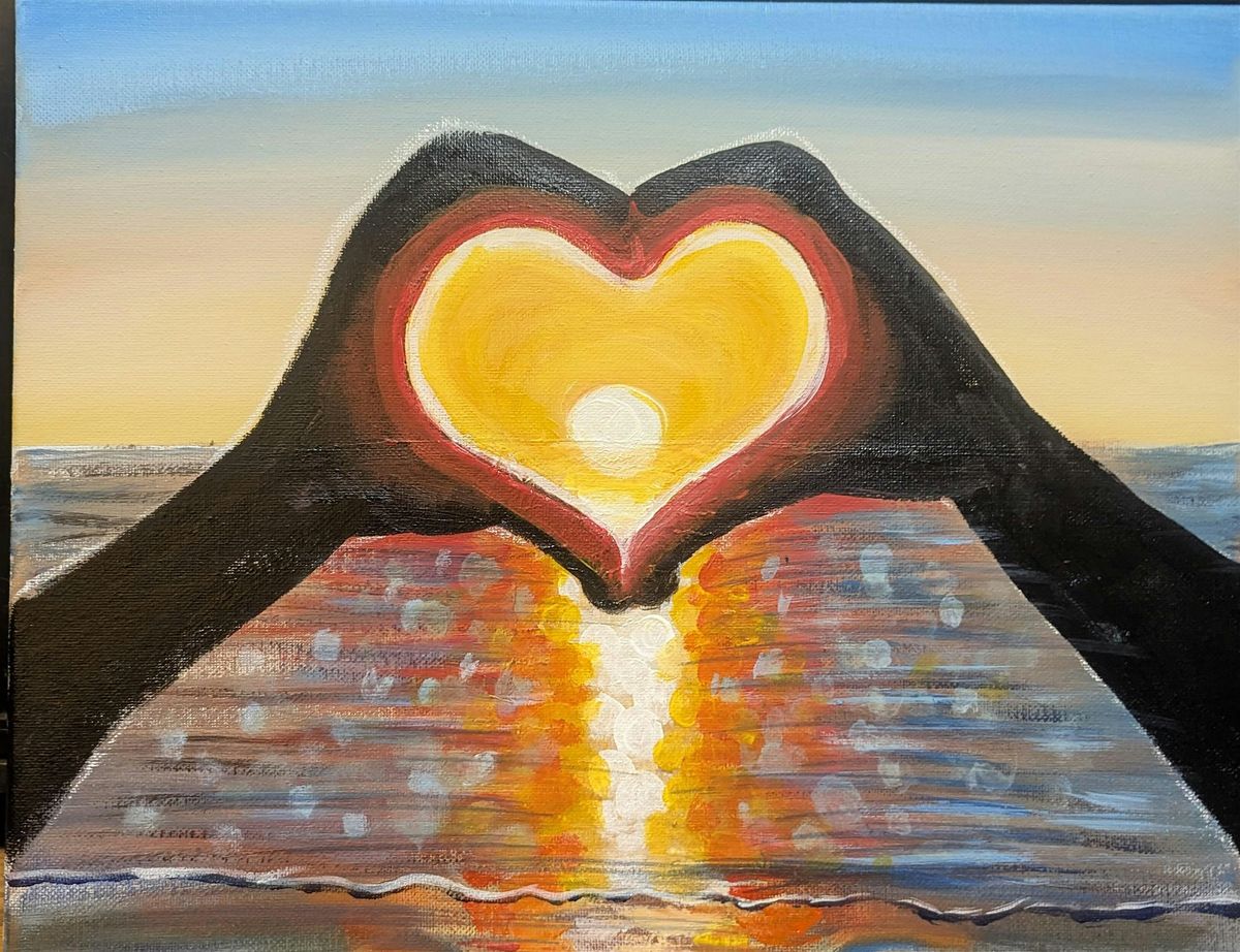 Heart Hands Paint and Sip, The Club at Forest Hills, Heath, 28 May 2025 ...