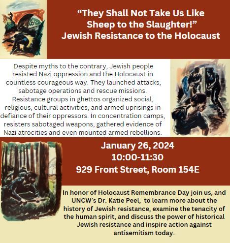 "They Shall Not Take Us Like Sheep to the Slaughter!" Jewish Resistance ...