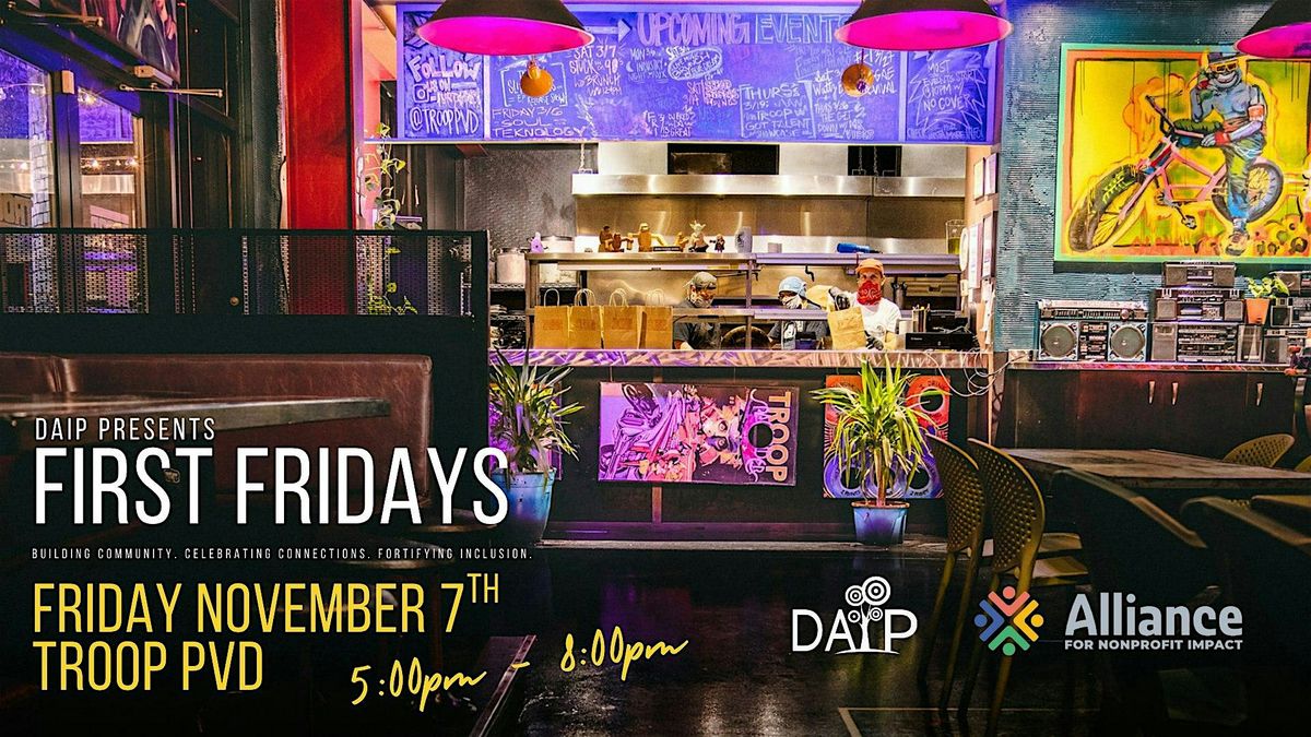 First Fridays November 7th, Troop, Providence, 7 November 2025 | AllEvents