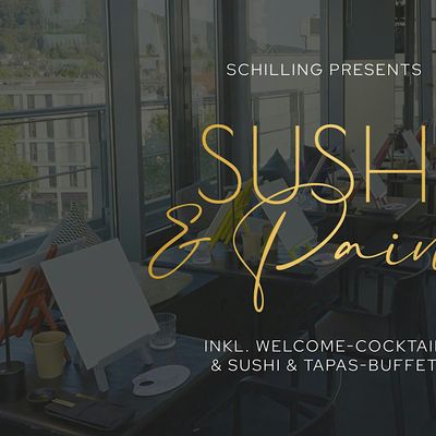 Sushi x Tapas & Paint über den Dächern von Heidelberg, Schilling ...