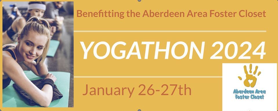 Yogathon 2024 Benefitting the Aberdeen Area Foster Closet, Fit and Fire ...