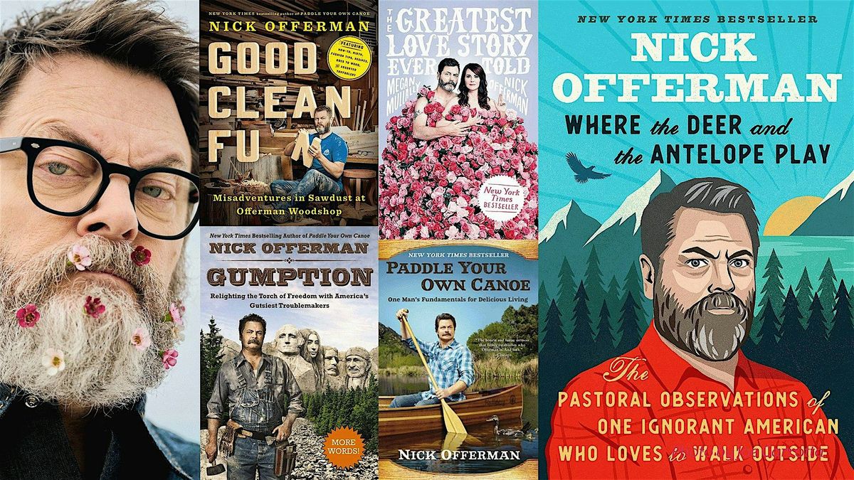 SOLD OUT - Nick Offerman Book Signing, Japan House, Urbana, 7 March ...