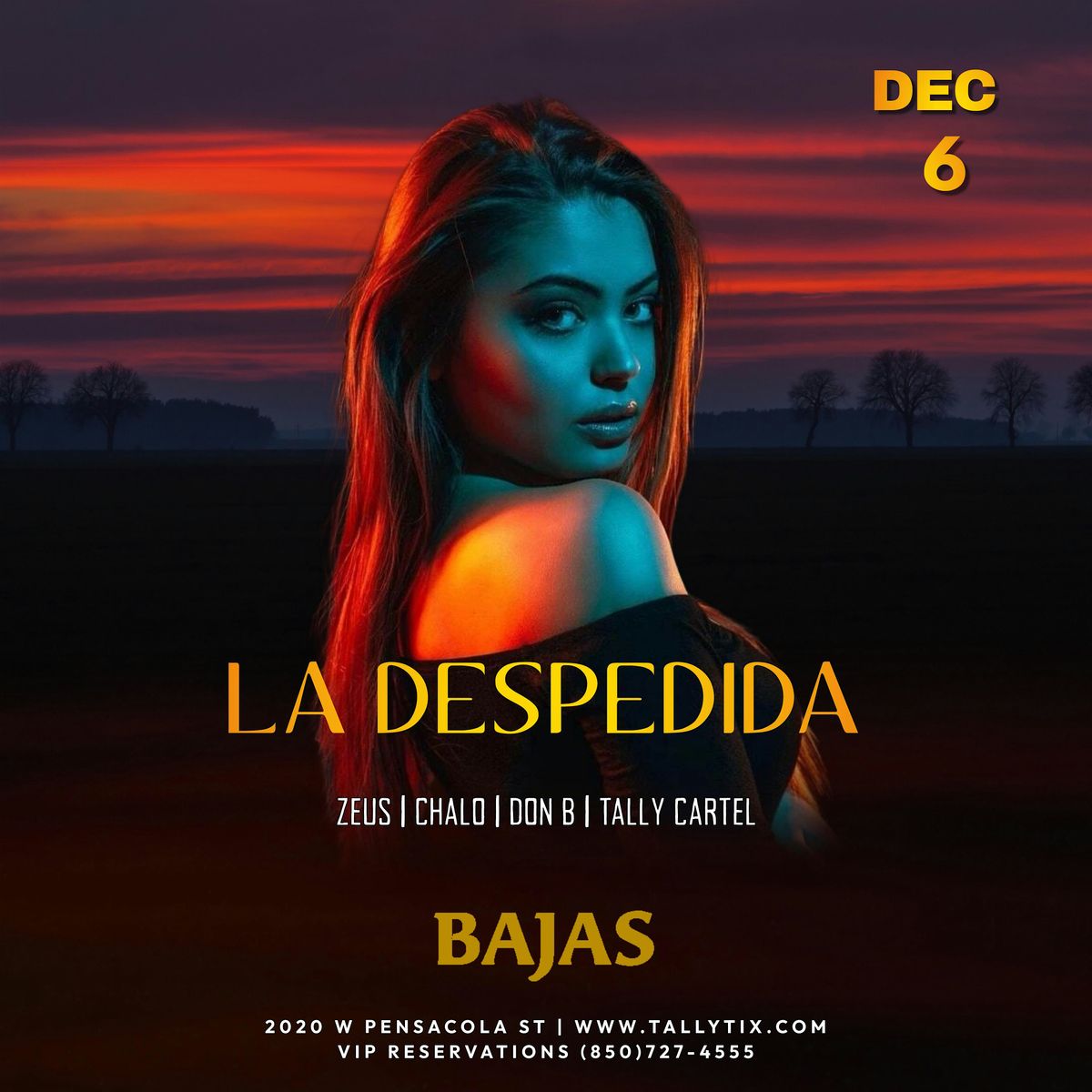 LA DESPEDIDA - Last Latin Night of The Year!, Bajas, Tallahassee, 6 ...