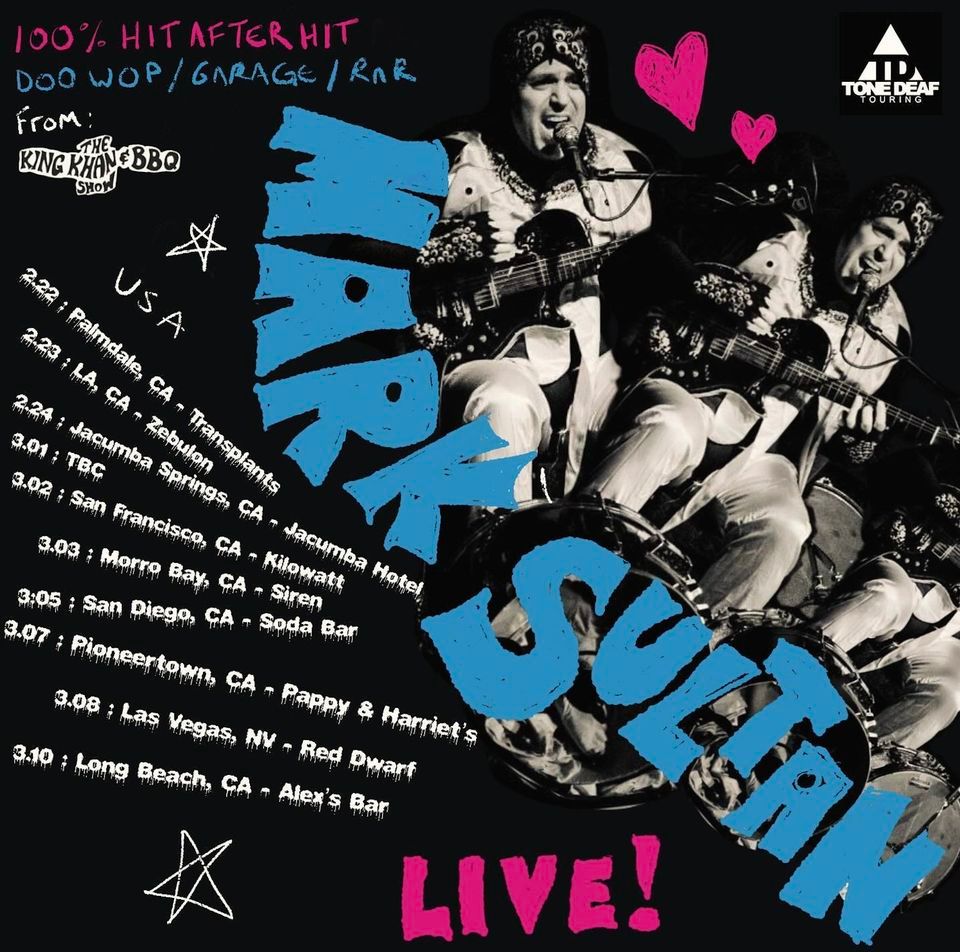 Mark Sultan (of The King Khan & BBQ Show) w/Plywood Love, The Siren ...