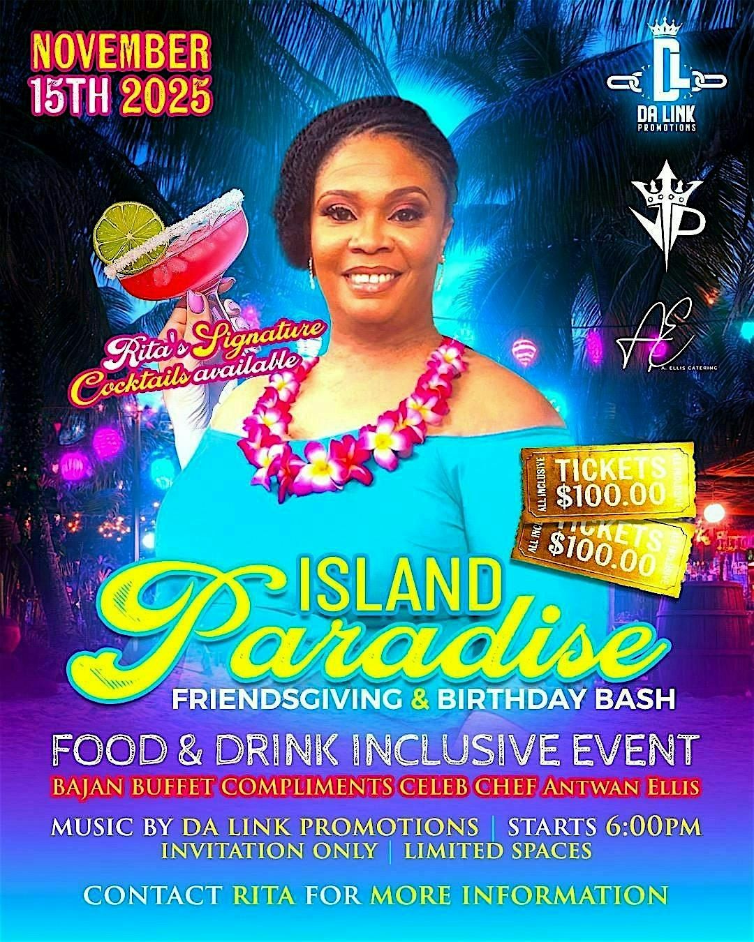 Island Paradise, Sa’Simone Event Center, Atlanta, 15 November to 16 ...