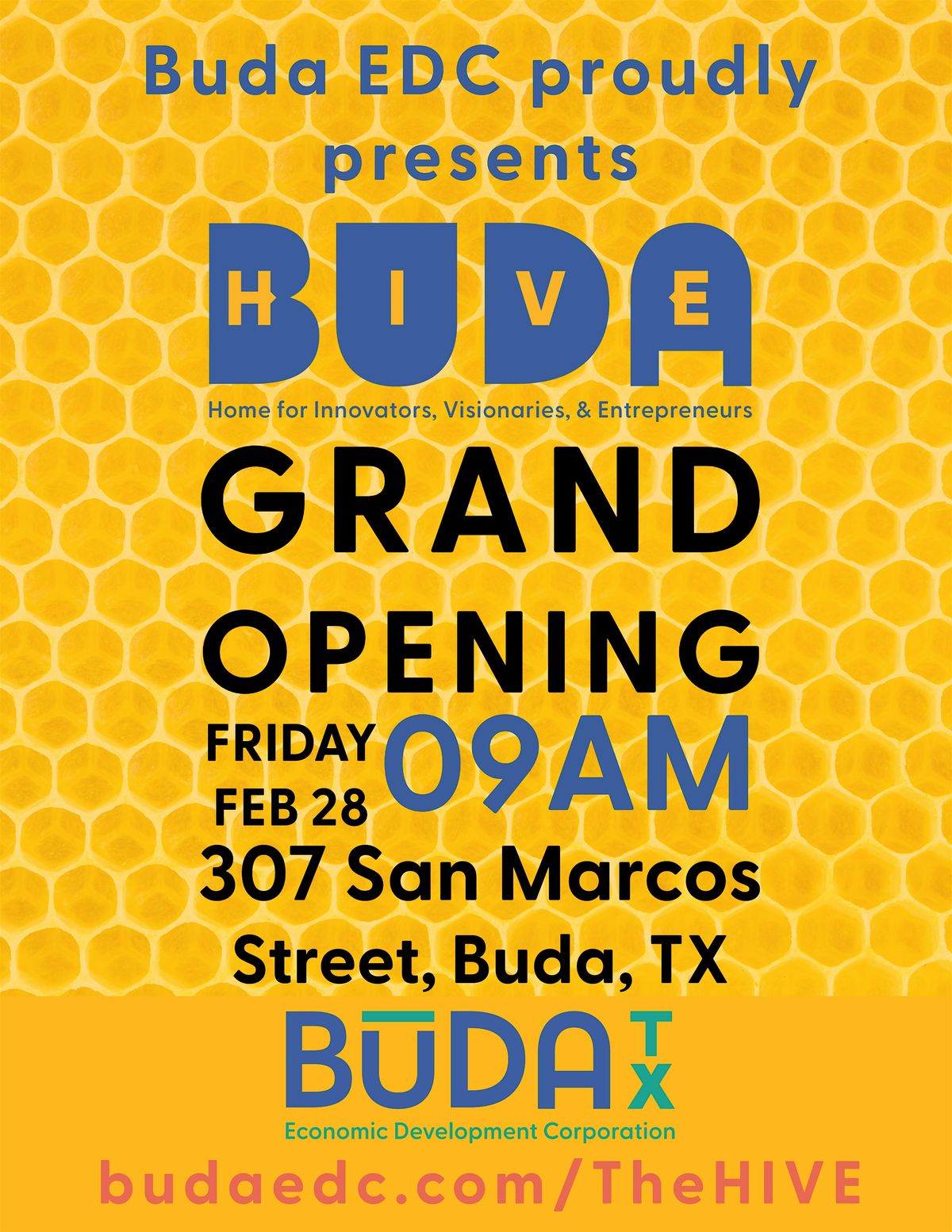 Buda EDC HIVE Grand Opening, 307 N San Marcos St, Buda, 28 February 2025 | AllEvents