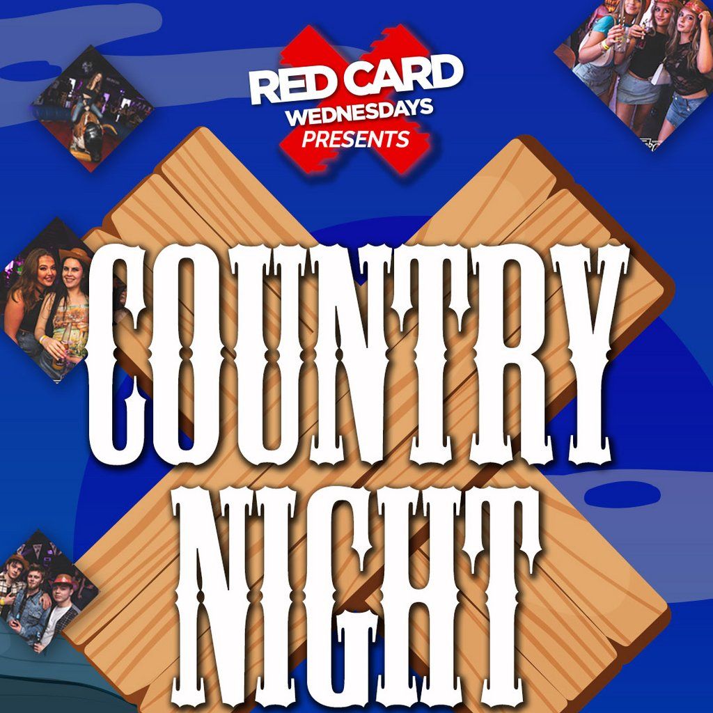 Red Card Wednesday | COUNTRY NIGHT, Fubar, Stirling, 1 May to 2 May ...