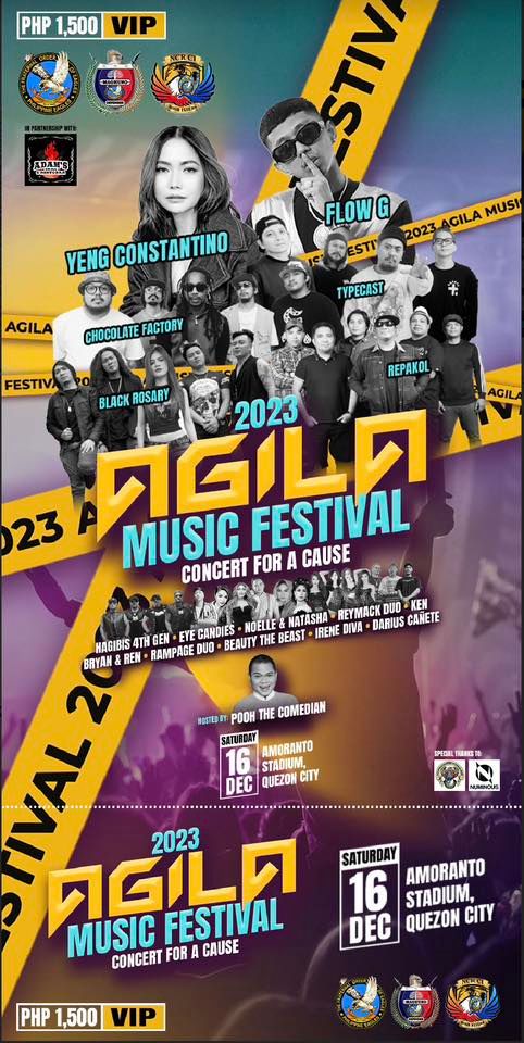 2023 Agila MuSic Festival Concert For A Cause, Amoranto Stadium Quezon ...