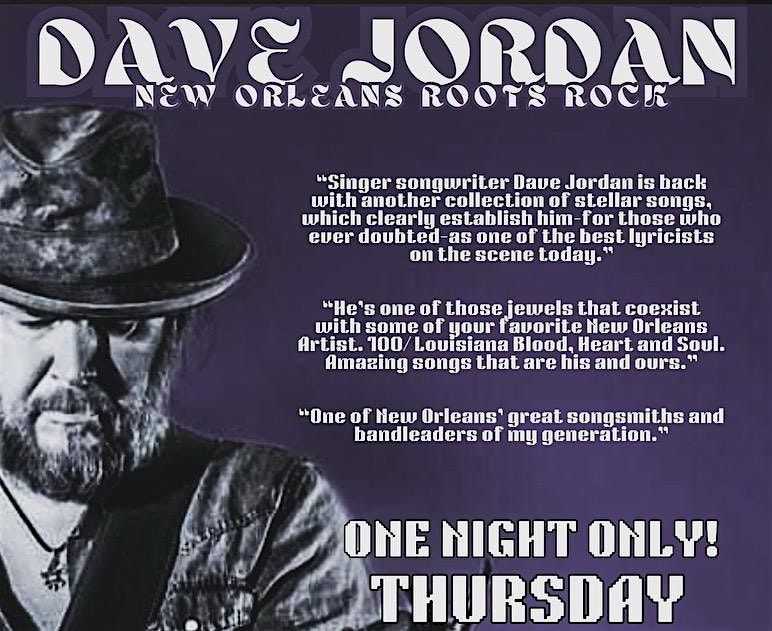 Dave Jordan & Friends (Roots Rock/Americana), Westside Blues & Jazz ...