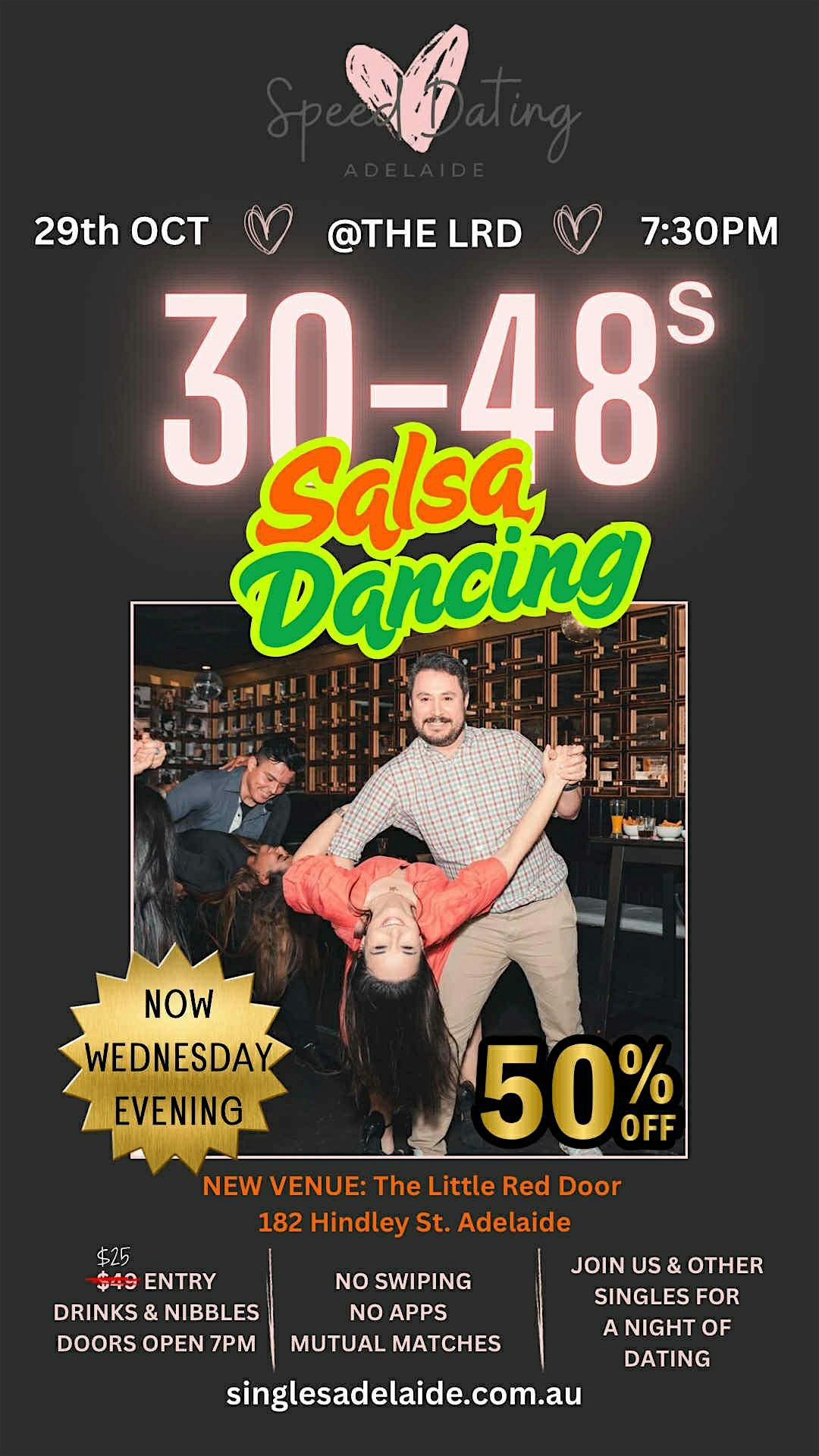 Speed dating with Salsa Dancing Free come Try Lesson 30-48, The Little ...